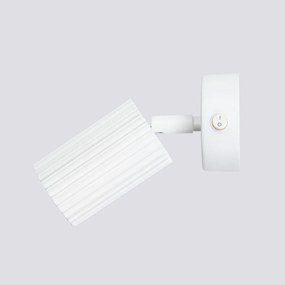 Sollux Lighting Nástěnné svítidlo KARBON bílé s vypínačem