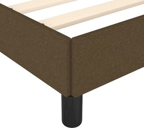 Rám postele bez matrací tmavě šedá 120x190 cm textil 3269634