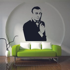 Samolepka na zeď - James Bond 007 (40x60 cm) - PopyDesign