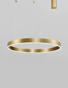 LED lustr Motif 100 zlaté stmívatelné
