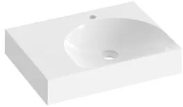 Ravak Lite umyvadlo 60x45 cm otvor pro baterii, bez přepadu XJXL1260000