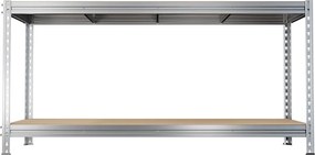 Pracovní stůl s DTD deskou BULLRACK RIVET PRO, nosnost 480 kg