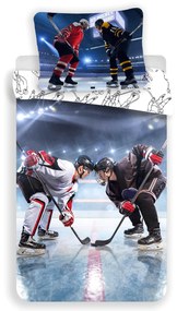 Jerry Fabrics Lední Hokej, 140x200 / 70x90 cm
