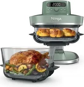 Ninja AS090EUGN Crispi Pro zelená / Horkovzdušná fritéza / 5,7 l