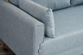 Atelier del Sofa 2-místná pohovka Bella Soft İkili Koltuk - Blue, Modrá