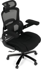 Ergonomická kancelářská židle AIR - černá síťovina / látka