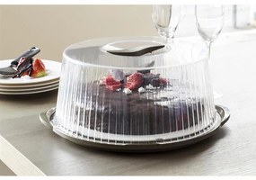 BAMA Servírovací otočný talíř s poklopem Barva: fialová