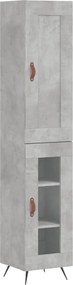 vidaXL Skříň highboard 34,5 x 34 x 180 cm kompozitní dřevo [3200365] Barva: hnědý dub