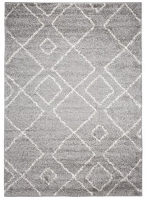 Kusový koberec shaggy Prim šedý 200x290cm