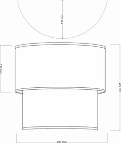 BRILAGI - LED Nástěnné svítidlo BOHO ECO 1xE27/10W/230V krémová
