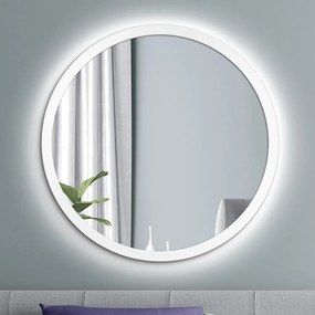 Zrcadlo Balde White LED Rozměr: ø 105 cm