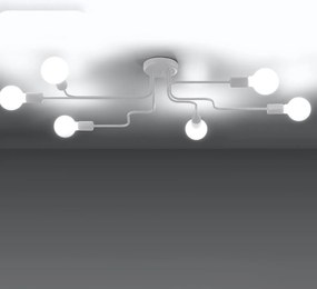 Sollux Lighting Lustr VECTOR 6 bílý