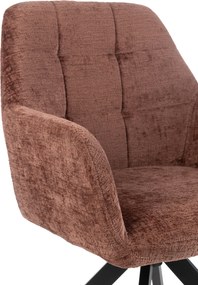 Hnědá jídelní židle Louna - 56*58*85 cm