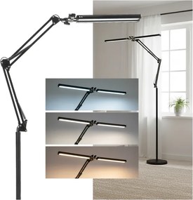 BRILAGI - LED Stm. flexibilní stojací lampa VARIO LED/14W/5V 157 cm černá