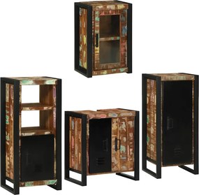 Sada koupelnového nábytku 4 ks Vícebarevný 55 x 35 x 60 cm 3305701