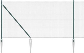 Svařované drátěné ploty s hroty 10 x 1,2 m Ocel potažená PVC 3352049