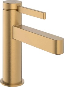 Hansgrohe Finoris - Umyvadlová baterie s výpustí Push-Open, EcoSmart, CoolStart, kartáčovaný bronz 76012140
