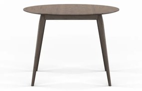 Jídelní stůl Play z dubového masivu- Ø100cm typ dřeva:: tmavý dub