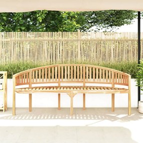 Lavice banana 200 cm masivní teakové dřevo 310495