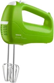 SENCOR SHM 5401GR zelená / Ruční šlehač / 200W / 5 rychlostí / hnětací