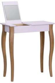 Růžový toaletní stolek se zrcadlem Ragaba Dressing Table, délka 65 cm