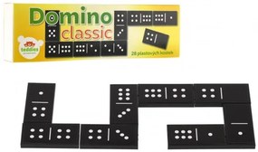 Domino Classic 28ks společenská hra plast v krabičce 21x6x3cm