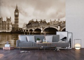 Fototapeta na zed' Nostalgický Výhled na Big Ben | 360 x 254 cm | DFTS0480
