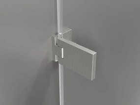 Mexen Lunar-F L, sprchový kout pravý 100 x 70 cm, 8mm čiré sklo, ocelový profil, 836L-100-070-97-00-P