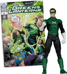 Figurka McFarlane Toys DC Direct 7 s komiksem WV11 – Green Lanterns 48 – Hal Jordan 18 cm