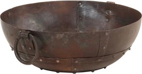 Rustikální přenosné ohniště Ø 40 cm železo 321944
