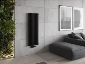 Mexen Kansas dekorativní radiátor 1200 x 420 mm, 842 W, černý - W204-1200-420-00-70