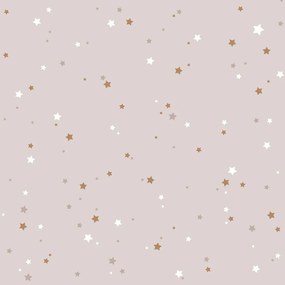 Dekornik Tapeta mini hvězdy pudrově růžová 280x50cm