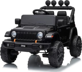 LEAN CARS Akumulátorové vozidlo Jeep Rubicon DK-JWR558 24 V, černé