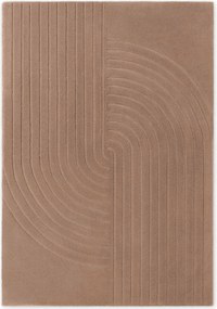 Vikosa, Kusový koberec Vikosa Arcura 106300 Brown, 80x150, hnědá, ložnice