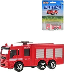2-PLAY TRAFFIC Hasičské auto červené / Na volný chod / Kov, plast / St