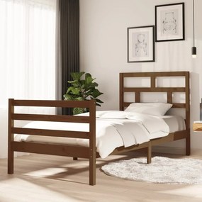 vidaXL Rám postele masivní borovice 90 x 200 cm [3101271] Barva: medová hnědá