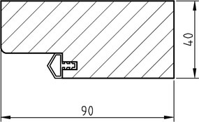 Zárubně RADEX RÁMOVÉ sukaté CZ OS/U