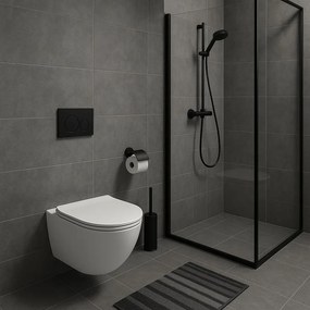 Závěsný set GEBERIT Duofix Basic+ WC LENA Rimless 48 x 36 cm + tlačítko + sedátko, bílá, 3322XX00+39040100