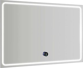 Sapho Gemini - Zrcadlo s LED osvětlením a vyhříváním, 100x70 cm, dotykový senzor GM100K