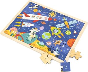 Dřevěné puzzle poznávej vesmír Viga 48 dílků