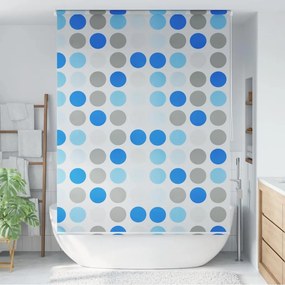 Sprchová roleta 160 x 240 cm kruhový vzor 142857