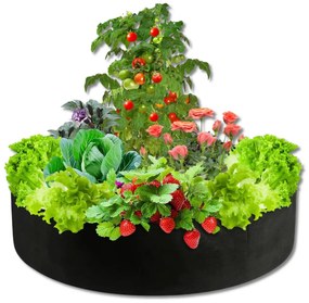 Camerazar Velký kulatý květináč na zeleninu 90 x 30 cm