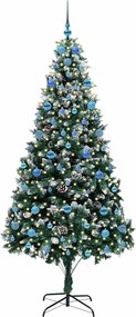 Umělý vánoční stromeček Zelená 210 cm PVC, ocel a plast 3396280