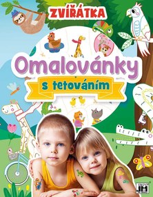JIRI MODELS Omalovánky s tetováním Zvířátka 6