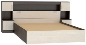 Ložnicová sestava v kombinaci dub belfort a wenge KN700