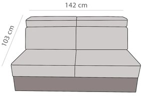 Sedací souprava ULISES L | 179x250 | rozkládací | vysoká kvalita | VÝBĚR TKANIN