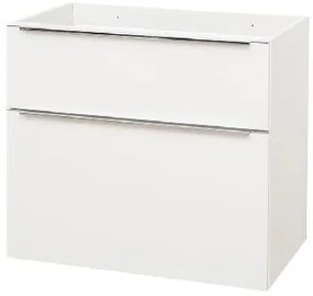 Mereo Mailo - Umyvadlová skříňka 805x700x476 mm, 2 zásuvky, bílá CN511S