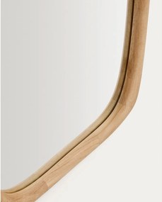 Nástěnné zrcadlo s dřevěným rámem 61x158 cm Alura – Kave Home