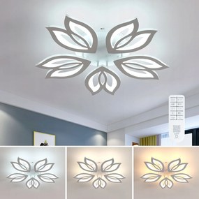 Ściemnialna Lampa Sufitowa Led Żyrandol Do Sypialni Z Pilotem 37W 3330LM