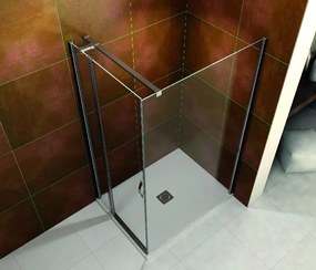 GELCO s.r.o. Sprchové dveře GELCO LEGRO 1100mm GL1111 k boční stěně sklo ČIRÉ